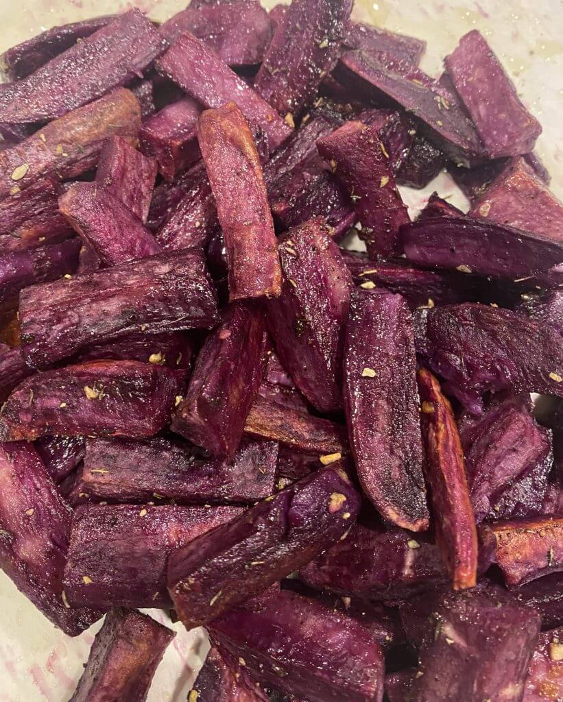 Roasted Asian Purple Potatoes - Lectin Free Recipes